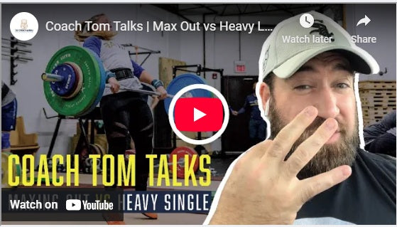 Coach Tom Talks | Max Out vs Heavy Lifts – The Strength Agenda