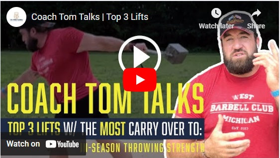 Coach Tom Talks | Top 3 Lifts – The Strength Agenda